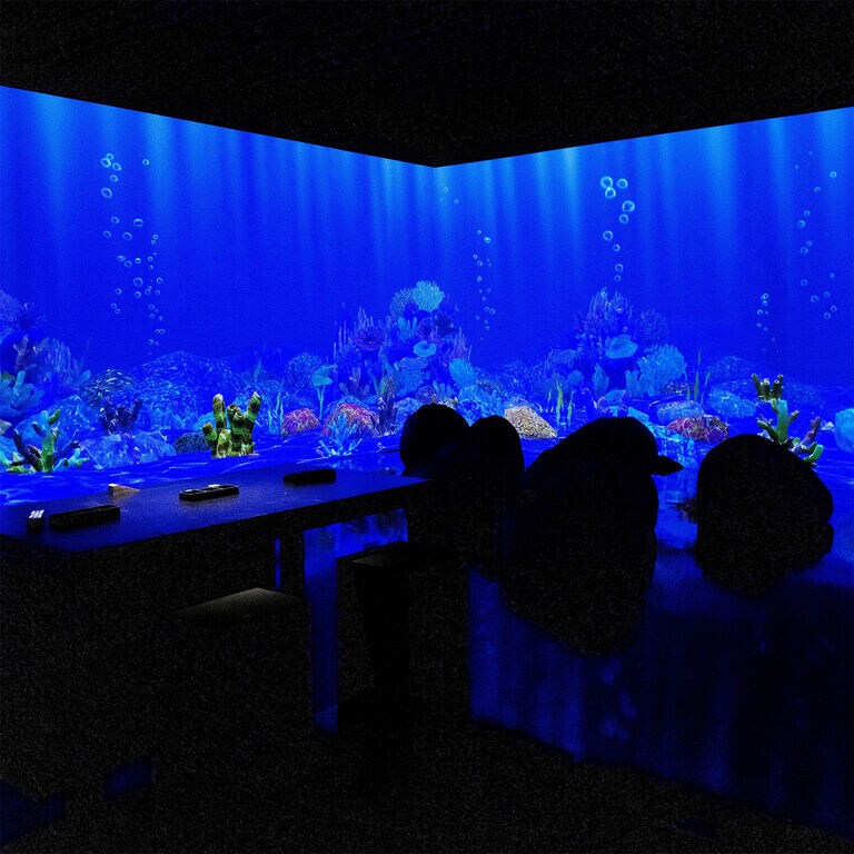 « EN MODE POISSON » : l'aquarium digital de teamLab | Le Bon Marché