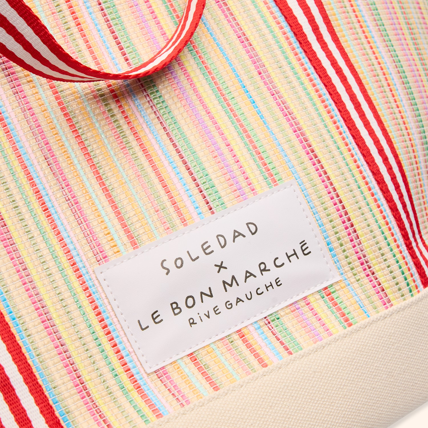 Cabas rayé SOLEDAD | LE BON MARCHÉ RIVE GAUCHE x SOLEDAD | Le Bon Marché